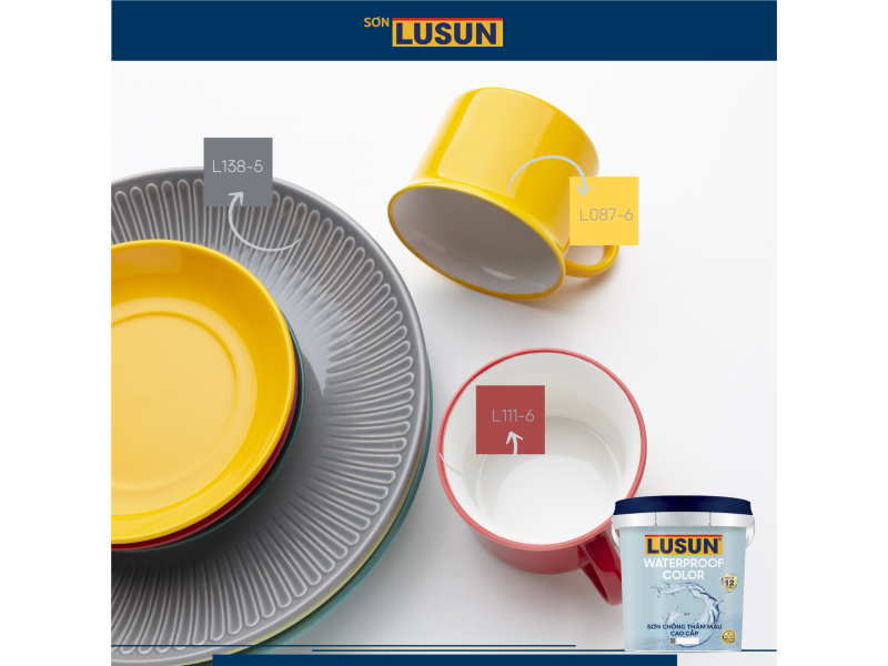 MÀU SẮC TƯƠI TẮN CỦA SƠN LUSUN